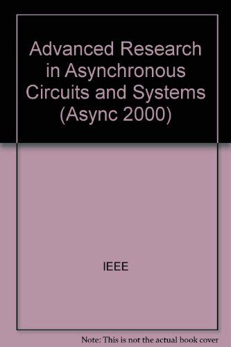 Advanced Research Asynchronous Circuits Abebooks