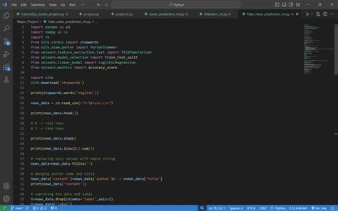 Machinelearning Nlp Logisticregression Fakenewsdetection Datascience