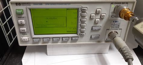 Agilent E4413a Rf Power Sensor Oot 50mhz To 26 5ghz 70 To 20 Dbm Emp Ebay