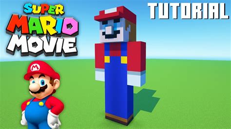 Minecraft Tutorial How To Make A Mario Statue The Super Mario Bros