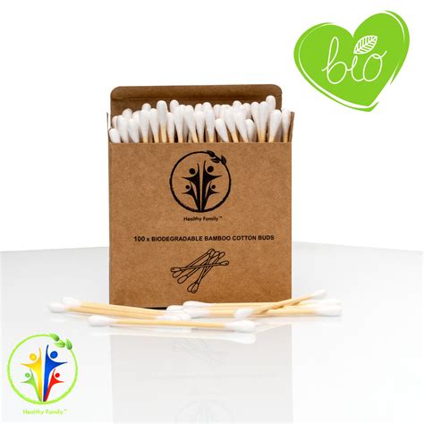 Bamboo Cotton Buds Ear Sticks Cotton Swab Wooden Cotton Bud Eco