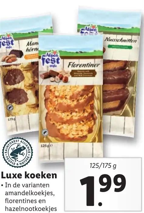 Luxe Koeken Aanbieding Bij Lidl