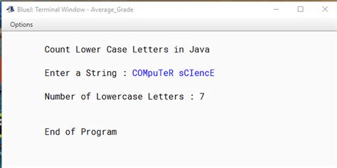 Count Lower Case Letters In Java Free Computer Programming Source