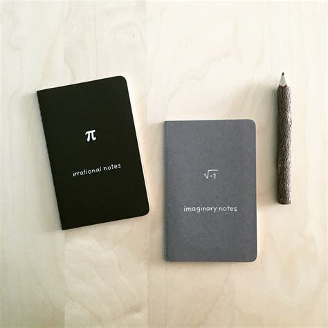 Pi Math Nerd Notebook Set Imaginary And Irrational Notes Imaginary Number Square Root