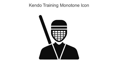 Kendo Training Monotone Icon In Powerpoint Pptx Png And Editable Eps Format Ppt Presentation