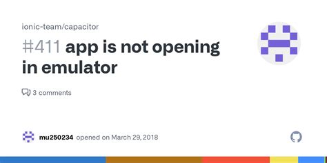 App Is Not Opening In Emulator · Issue 411 · Ionic Teamcapacitor · Github