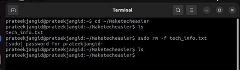 How To Use Rm Command In Linux Make Tech Easier