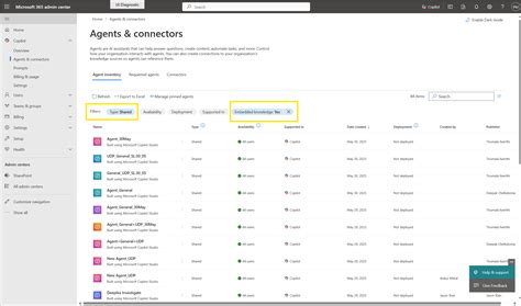 Agent Registry In The Microsoft 365 Admin Center Microsoft 365 Admin