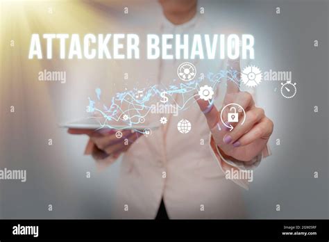 Sign Displaying Attacker Behavior Conceptual Photo Analyze And Predict The Attacker Behavior Of