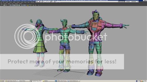 StudioCrawler Unit 1 UV Layout Characters UV Layout Overview