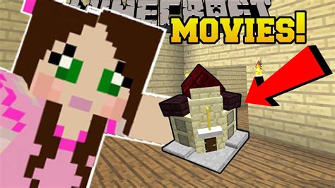 Minecraft Mini Movie Theater Become Part Of The Movie Custom Command Youtube
