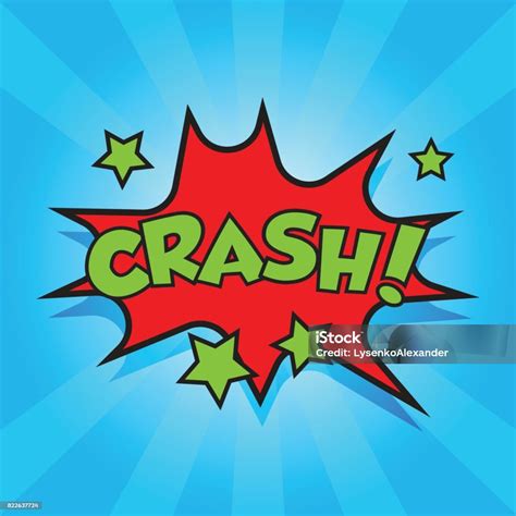 충돌 만화 음향 효과입니다 단어와 만화 만화 식 사운드 거품 음성 소리 벡터 일러스트 레이 션 격언에 대한 스톡 벡터 아트 및 기타 이미지 Istock