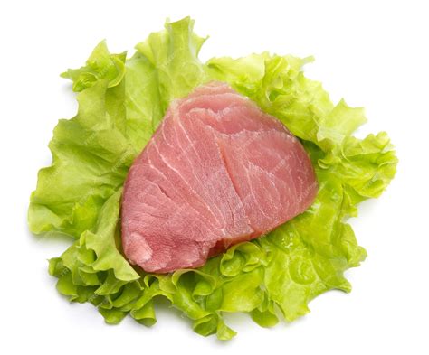 Premium Photo Fresh Tuna Fish Steak Isolated On A White Background