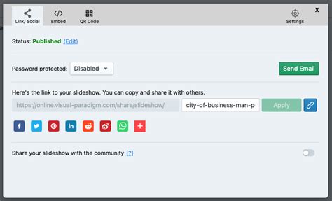How To Share Your Powerpoint Slideshow By Email Visual Paradigm Blog