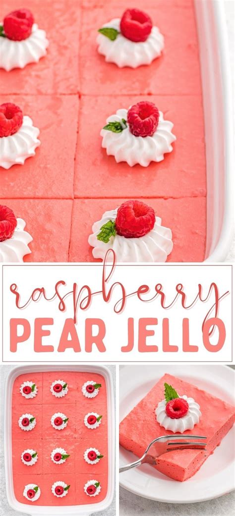 Raspberry Pear Jello Recipe With Cool Whip