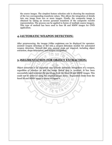 Concealed Weapon Detection Pdf