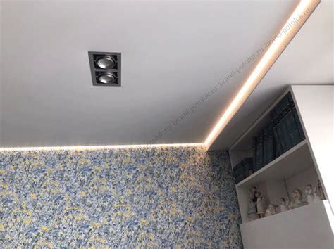 Парящие натяжные потолки с установкой – цена за м2 в Москве и области ...
