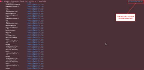 Nuxt3 Error Log Line Of Code Doesnt Match Actual Line Of Code · Issue 20204 · Nuxtnuxt · Github