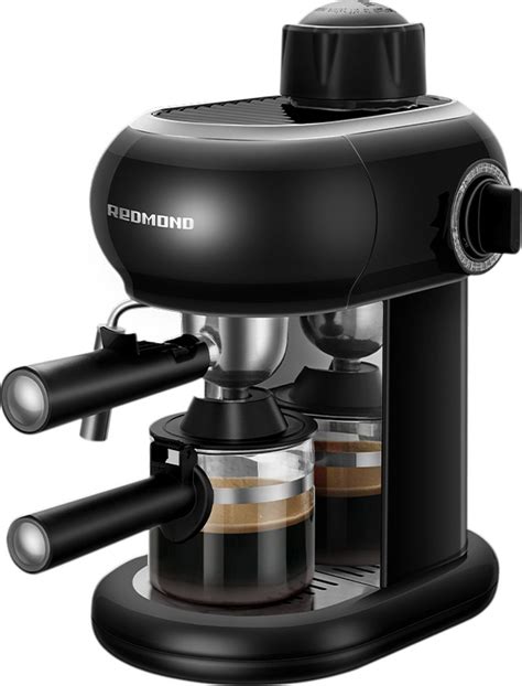 Кофеварка рожковая Рожковая Redmond RCM-1521, черный — купить в ...