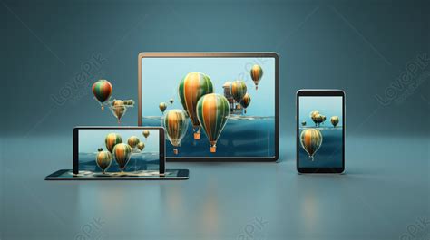 3d 부동 장치 쇼케이스의 반응형 웹사이트 디자인 사용자 경험 배경 반응형 배경 3d 노트북 배경 이미지 Hd 사용자 경험 반응형 3d 노트북 배경 사진 무료