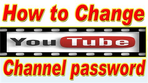 How To Change Youtube Channel Password Bangla Tutorial YouTube