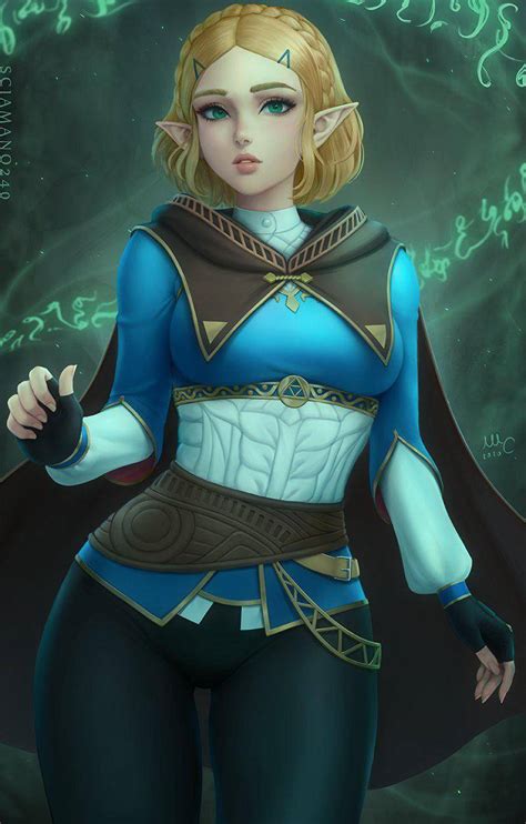 Princess Zelda Breath Of The Wild Scrolller Princess Zelda Breath Of The Wild Scrolller