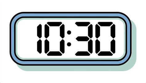 Digital Clock Vector Art Icons And Graphics For Free Download