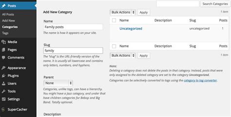 How To Use WordPress Categories FastWebHost Tutorials