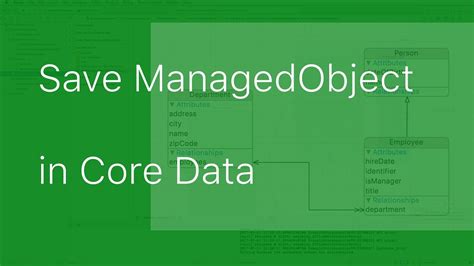 32 core data 2 creating and saving managed objects swift 4 youtube