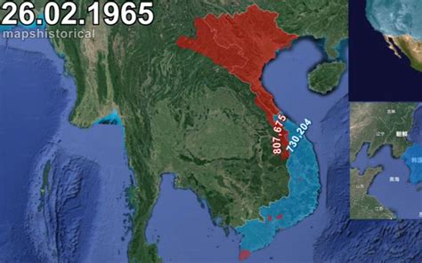 越南战争战线变化及军队规模 19611976 哔哩哔哩