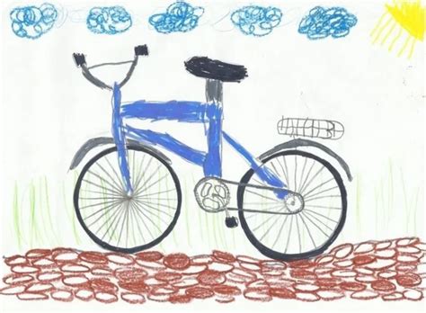 Как нарисовать велосипед рисунок