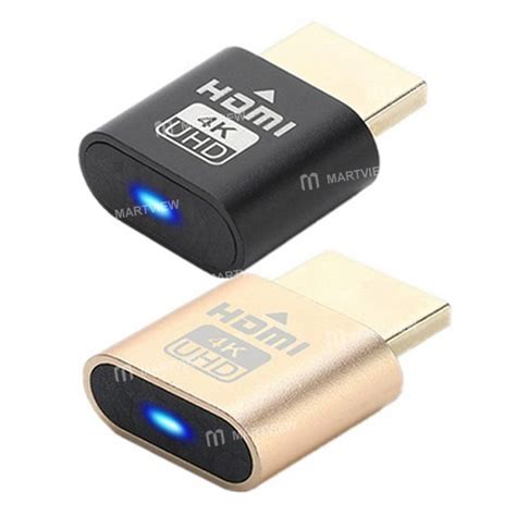 HDMI K DDC EDID Display Dummy Emulate Adapter For Mining Martview