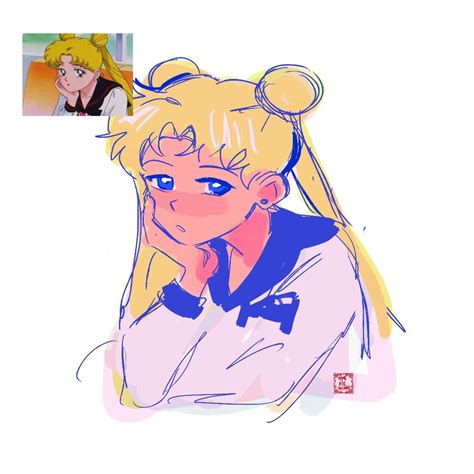 Tsukino Usagi Bishoujo Senshi Sailor Moon Drawn By Applepiewinry Danbooru