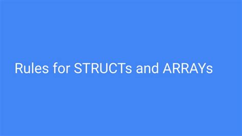 Working With Complex Data Types In Bigquery Ppt