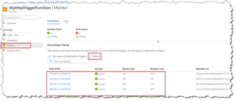 Azure Function Logs Location Azure Lessons