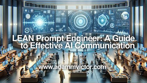 Lean Prompt Engineer A Guide To Effective Ai Communication By Adam M