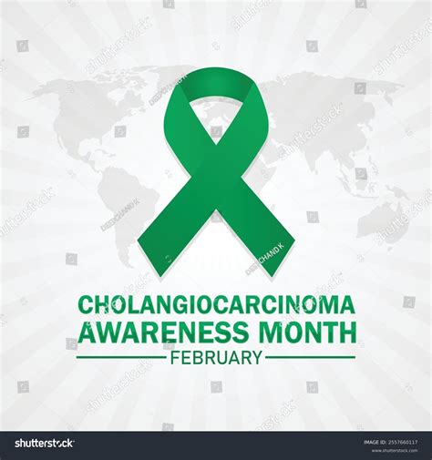 Cholangiocarcinoma Awareness Month February Holiday Concept Stock Vector Royalty Free
