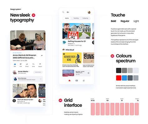 YouTube Web Mobile App UX UI Behance