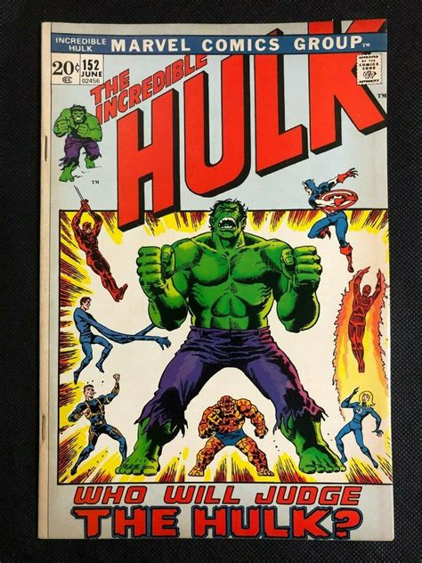 Incredible Hulk 1968 152 Vf 75 Herb Trimpe