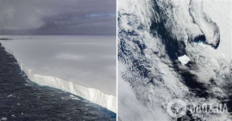 Найбільший айсберг у світі A23a розташований у південній Атлантиці знімки супутника Esa Oboz Ua