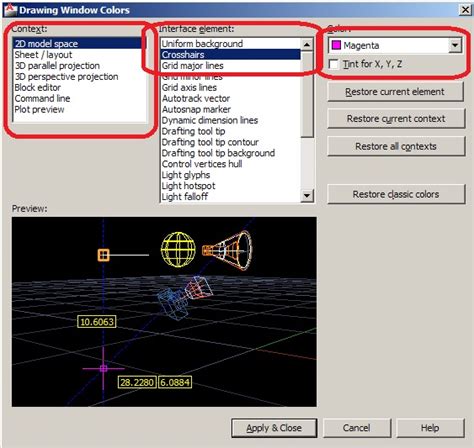 Cursor Colors Autocad Beginners Area Autocad Forums