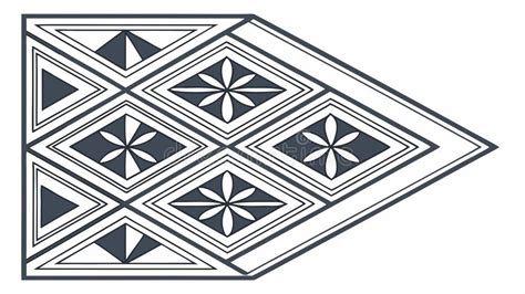 Geometric Arrow Pattern Design Directional Art For Navigation And