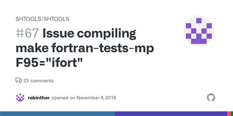 Issue Compiling Make Fortran Tests Mp F Ifort Issue SHTOOLS SHTOOLS GitHub