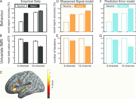 Comparison Of Behavioural And Univariate Fmri Results With Model Download Scientific Diagram