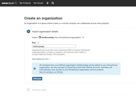Importing Project From Github Organization Sonarqube Cloud Sonar Community