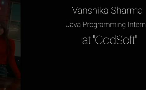 Vanshika Sharma On Linkedin Internship Codsoft Codsoftinternship