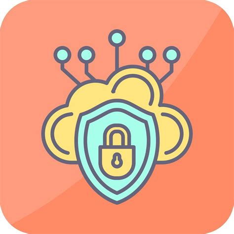 Cloud Security Vector Icon 18761167 Vector Art At Vecteezy