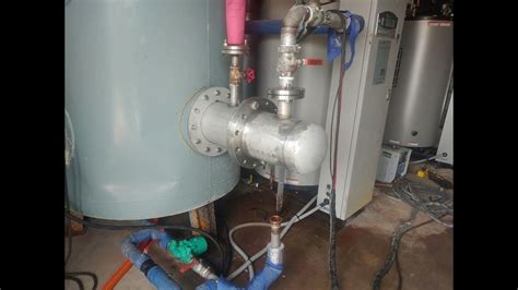 급탕탱크 열교환기 교체 Youtube