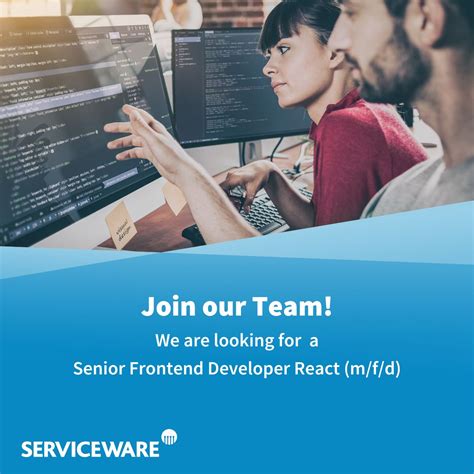serviceware on linkedin sofia typescript react career software