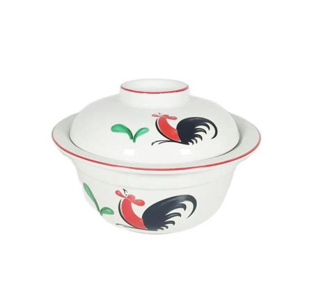 Mangkok Saji Plus Tutup Ayam Jago 1 Set Lazada Indonesia